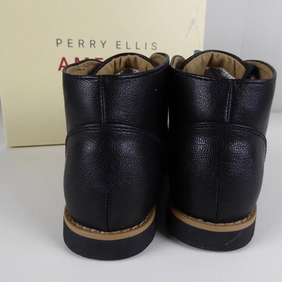Perry Ellis | Shoes | Perry Ellis Faux Vegan Leather Chukka Boots Nib ...
